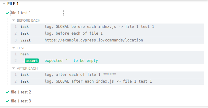 BeforeEach global (index.js) in combination with BeforeEach in file · Issue #7880 · cypress-io ...