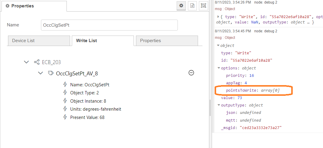 Write fails: pointsToWrite is empty · Issue #7 · bitpool/edge-bacnet ... Write fails: pointsToWrite is empty · Issue #7 · bitpool/edge-bacnet ...