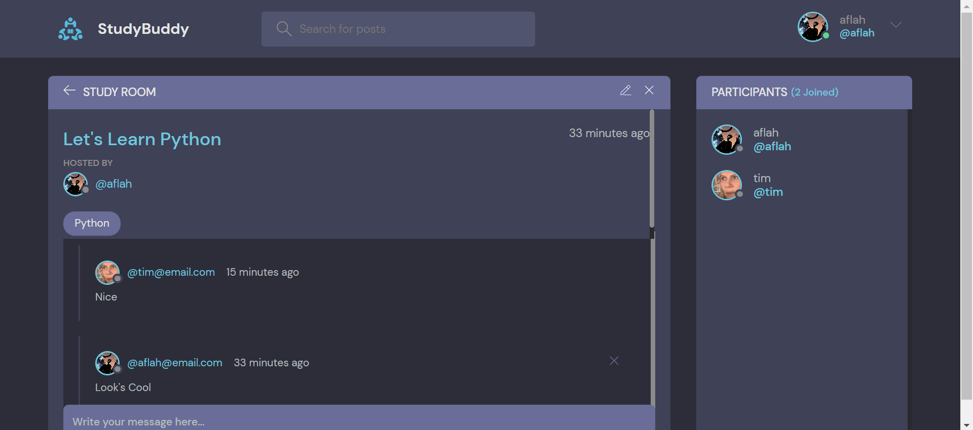 GitHub - aflah02/studybud: StudyBuddy Finding Site