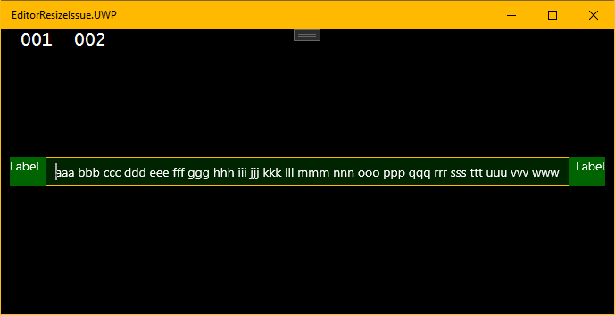 Editor AutoSize inside Grid resizes incorrectly · Issue #11864 · xamarin/Xamarin.Forms · GitHub