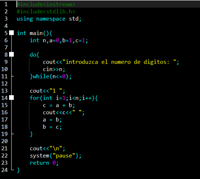 GitHub - erick4098/serie-de-Fibonacci: programa que realiza la serie ...
