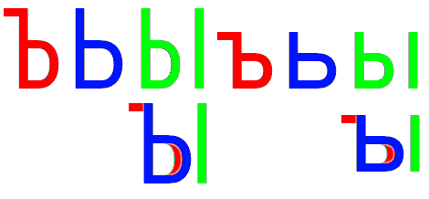 Cyrillic Hard Sign, Soft Sign and Yeru letters in quasi-proportional ...