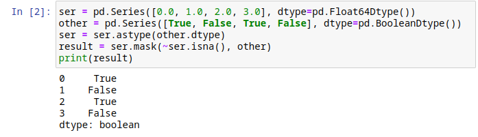 Bug `typeerror` When Mixing Extension Array Dtypes In `mask` · Issue 50448 · Pandas Devpandas