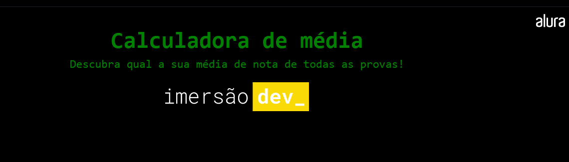 GitHub - chritianegozza/calculadora-media-alura