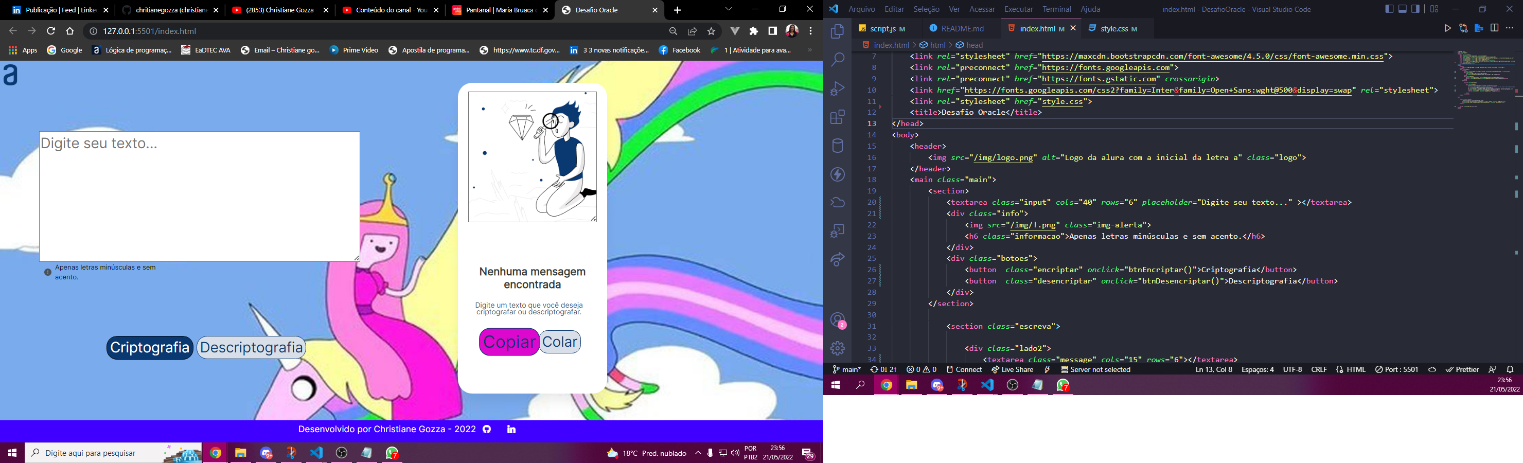 GitHub - chritianegozza/ChallengeOracleONE