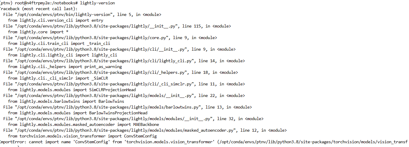 Issue in Installation · Issue #1026 · lightly-ai/lightly · GitHub