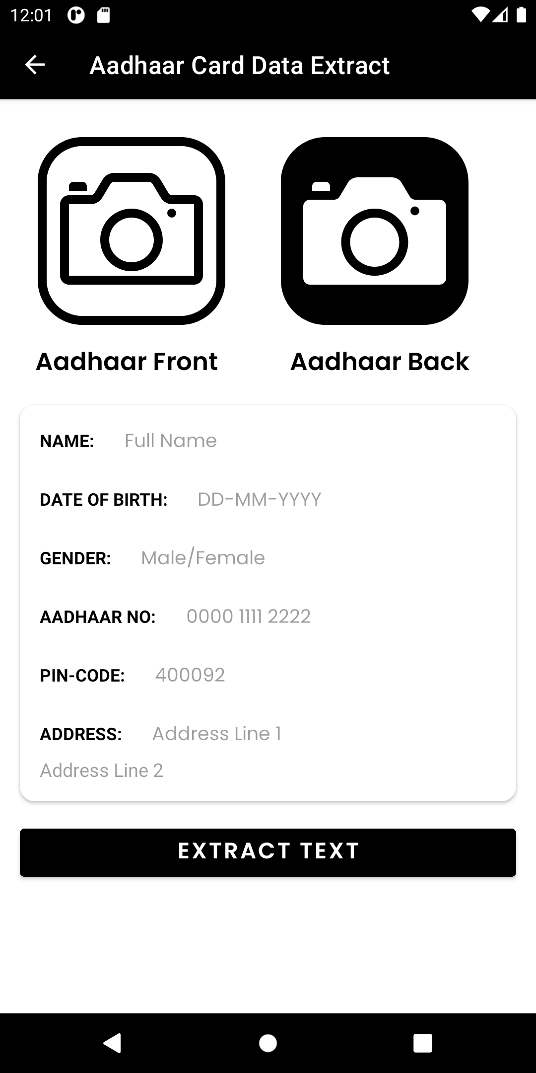 GitHub - SiddyDevelops/Identity-Extractor-ML-Android: An android application which uses Google's ...