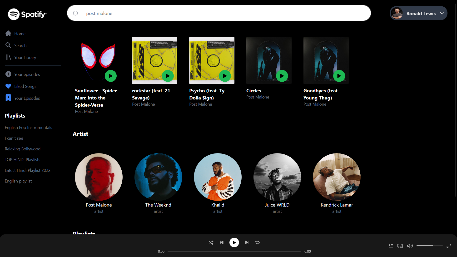 GitHub - NIKU-SINGH/spotify_clone