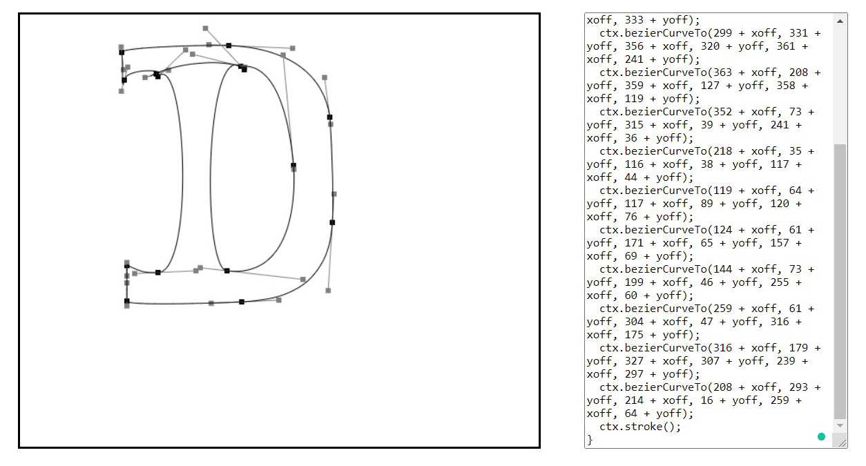 GitHub - Diamoon18/bezier-curve: My nickname using Bezier curve