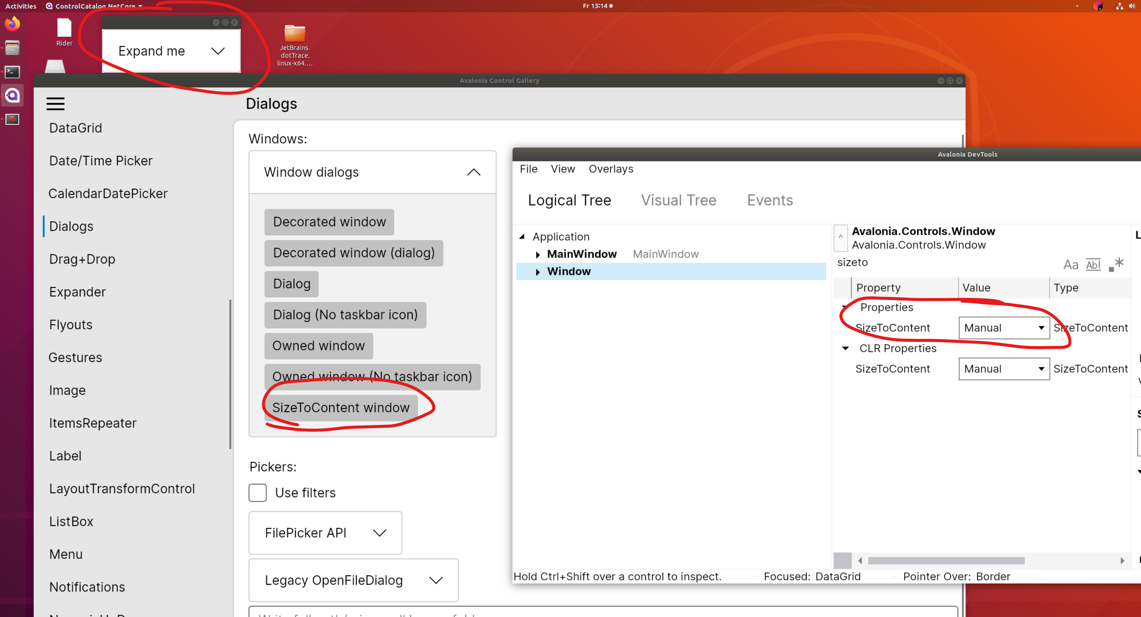 Unexpected ConfigureNotify Event from X11 with SizeToContent=WidthAndHeight Depending on Display ...