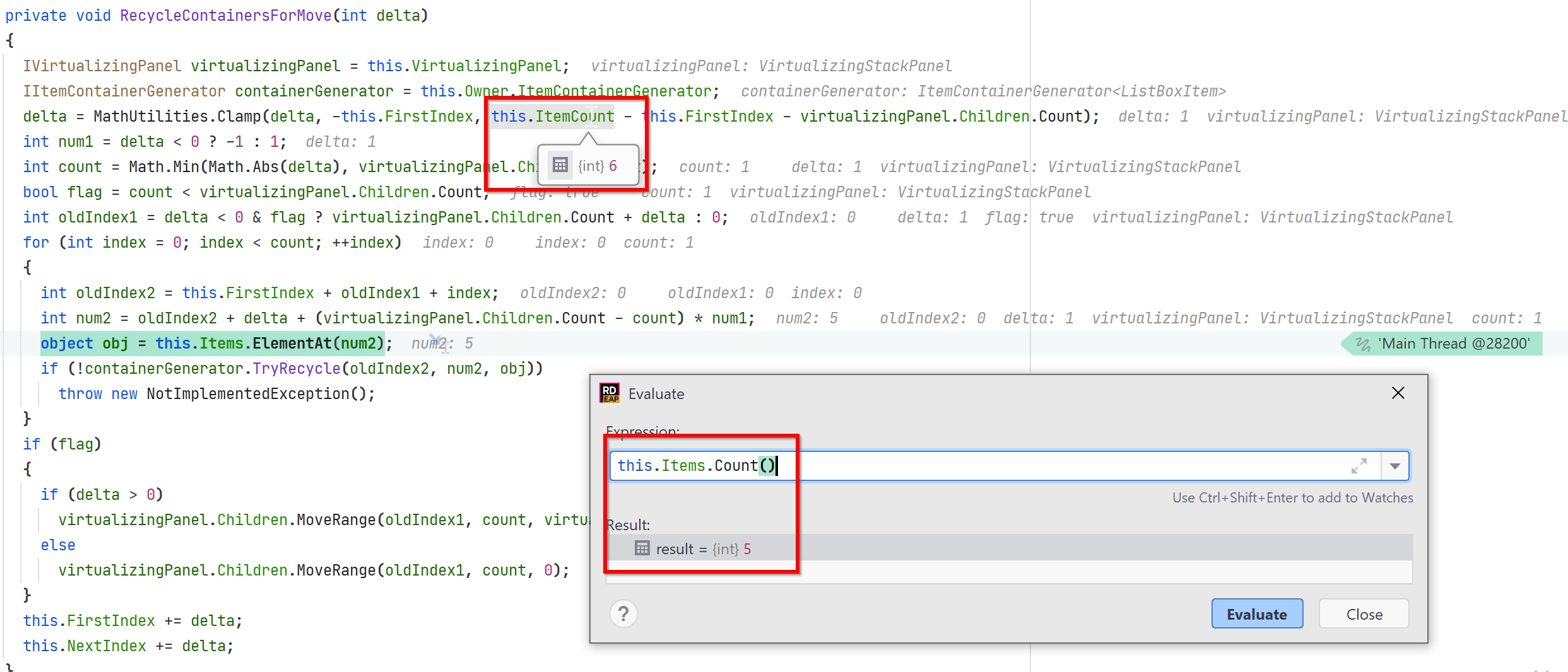 ArgumentOutOfRange exception in ItemVirtualizerSimple ...