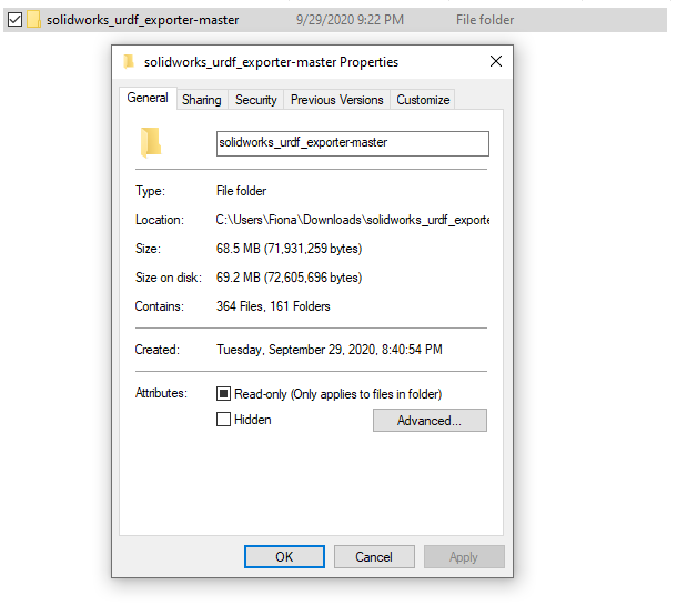 Unable to export to urdf in solidworks 2020 · Issue #105 · ros ...