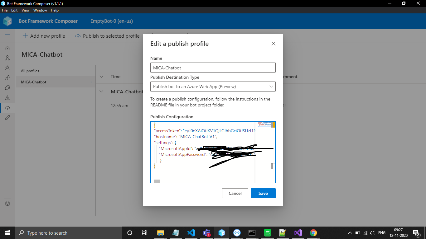 Publish to already existing resource group. · Issue #1877 · microsoft/BotFramework-Composer · GitHub