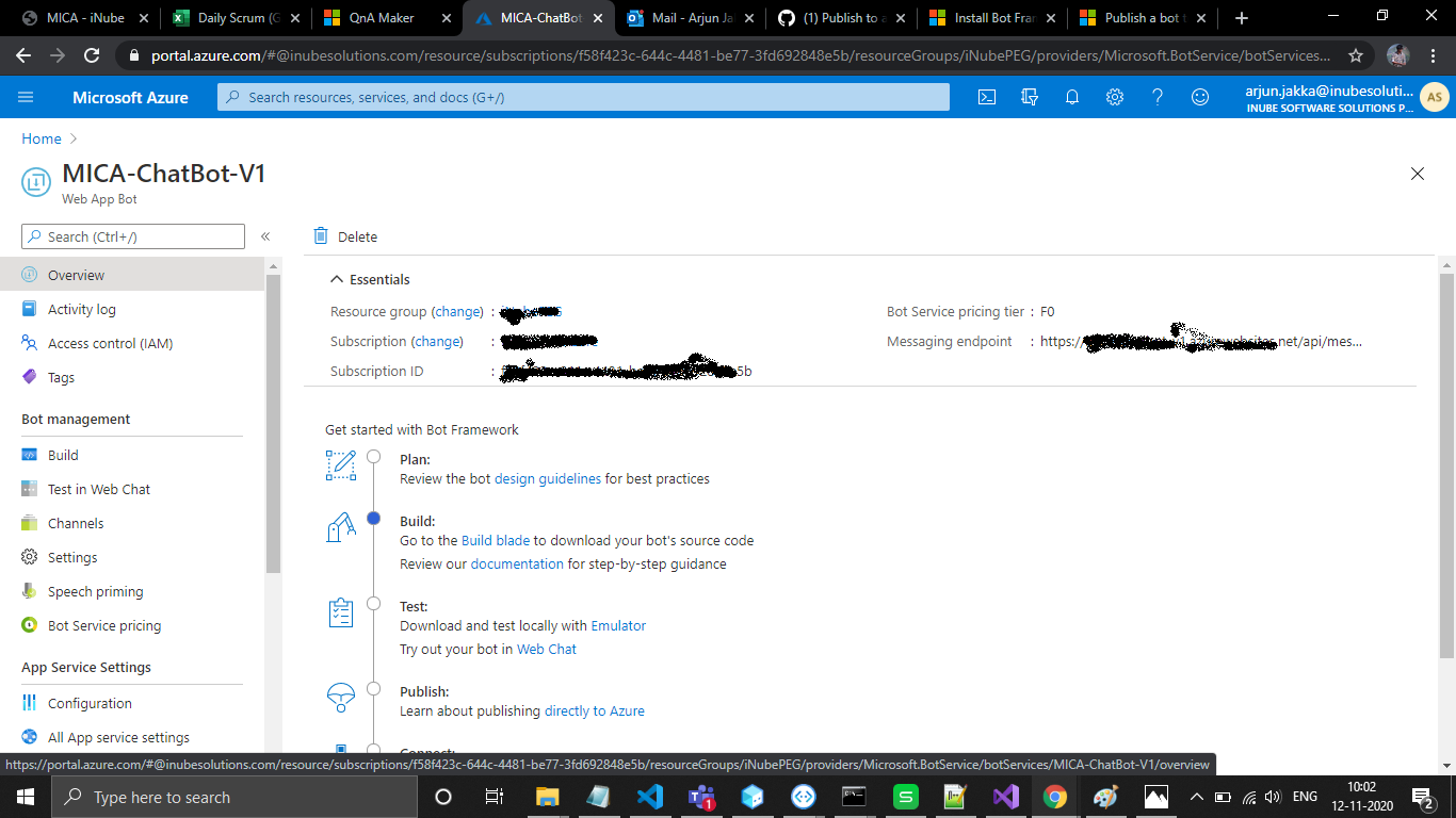 Publish to already existing resource group. · Issue #1877 · microsoft/BotFramework-Composer · GitHub