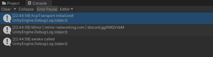 Awake not being called on NetworkBehaviour Component · Issue #3212 · MirrorNetworking/Mirror ...