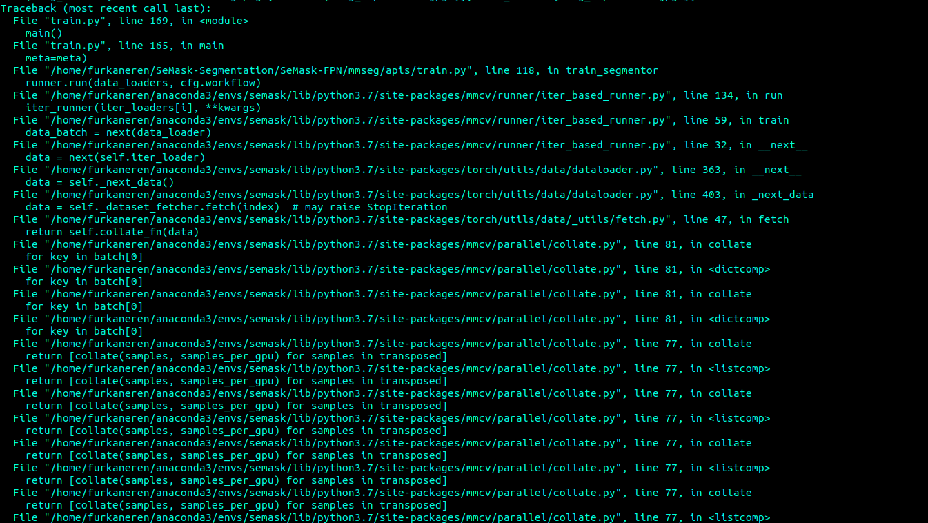 Error occurs for training with custom dataset · Issue #1412 · open ...