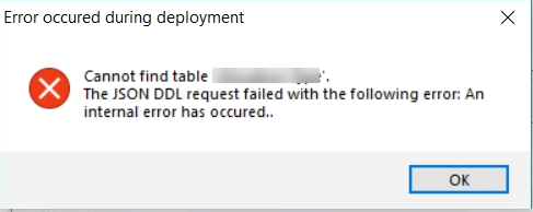 Deployments fails after replacing calculated table · Issue #710 ...