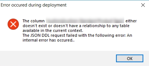 Deployments fails after replacing calculated table · Issue #710 · TabularEditor/TabularEditor ...