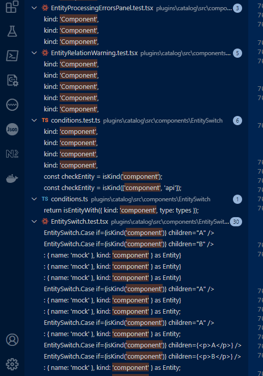 🐛 Bug(ish) Report: Inconsistent usage of Entity kind casing in hard-coded values and lacking use ...