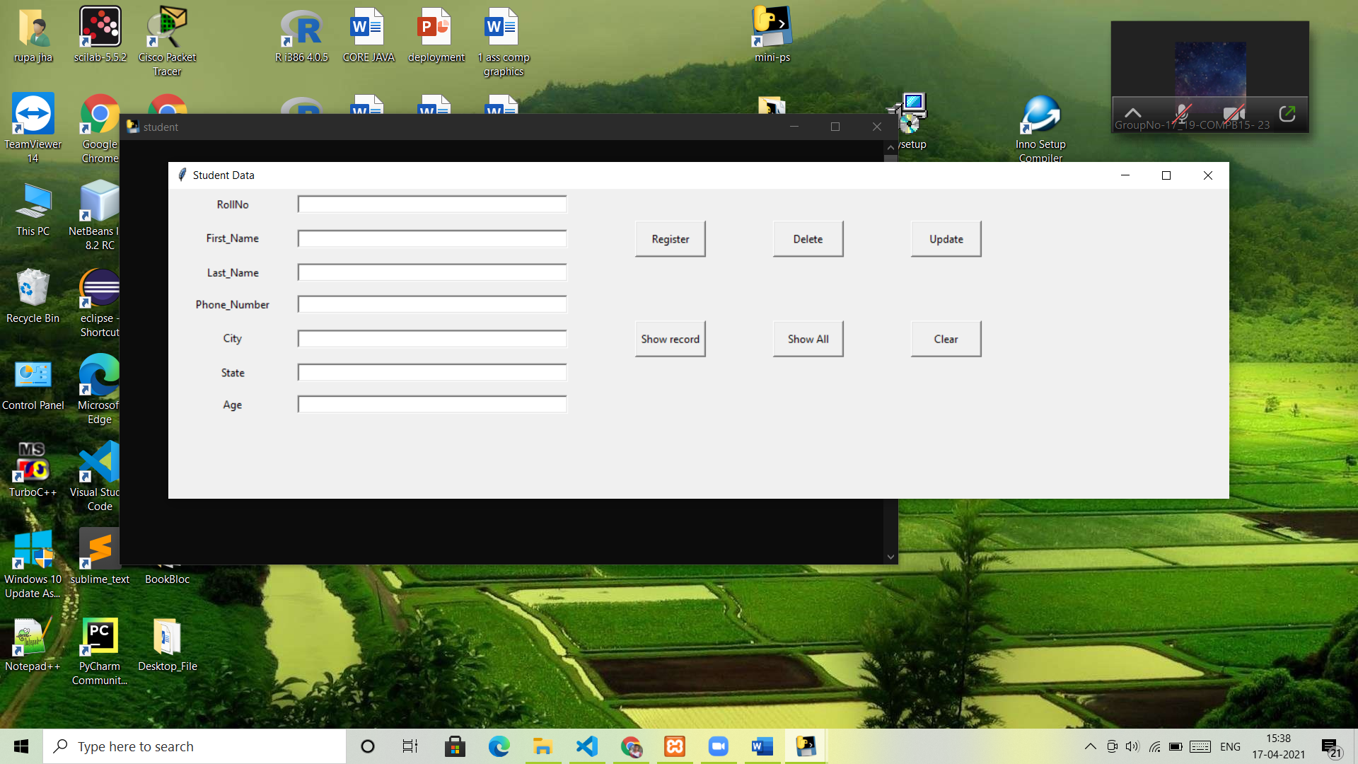 GitHub - 12345407/REGISTRATION-APPLICATION-FOR-WINDOW