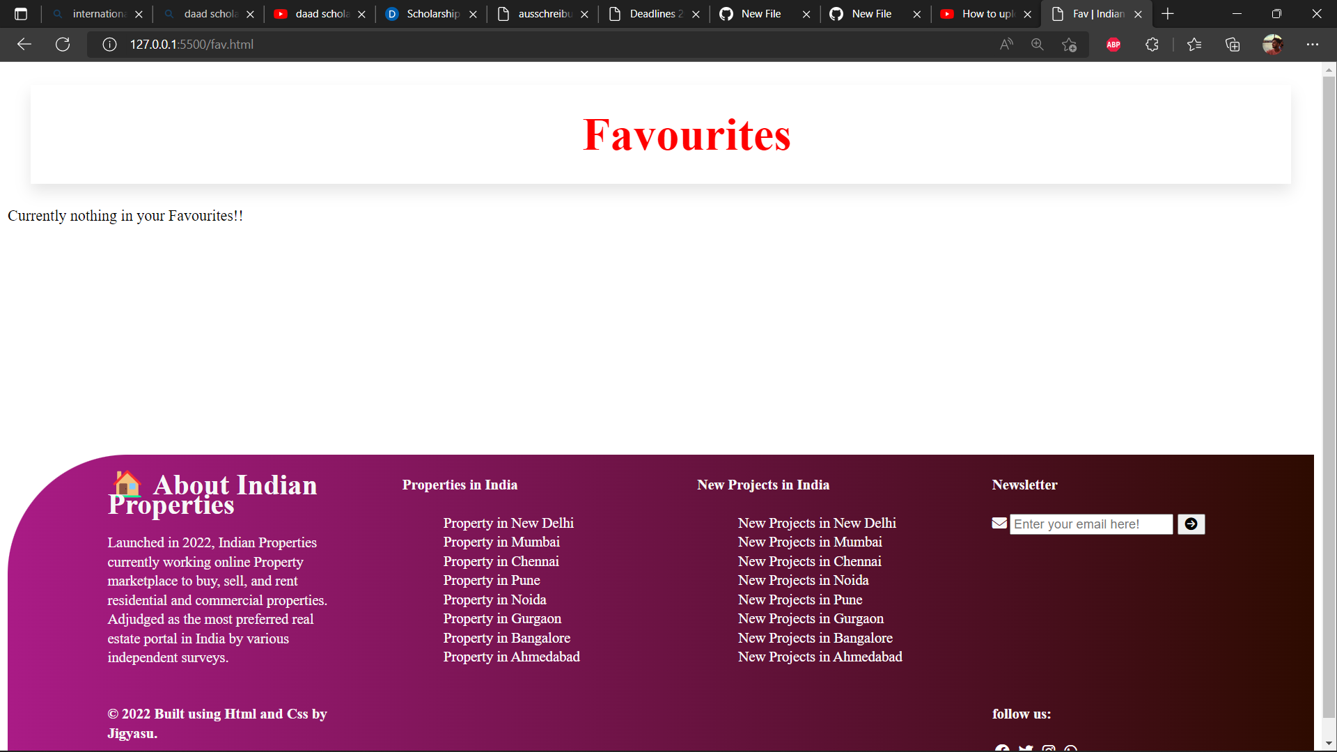 GitHub - jigyasu12v/Indian-Properties: Properties website created by admin using html , css, mysql.