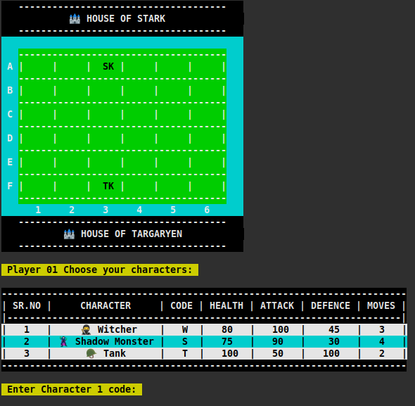 GitHub - Harshal2k/Board_RPG: Sem 1 OOP Project