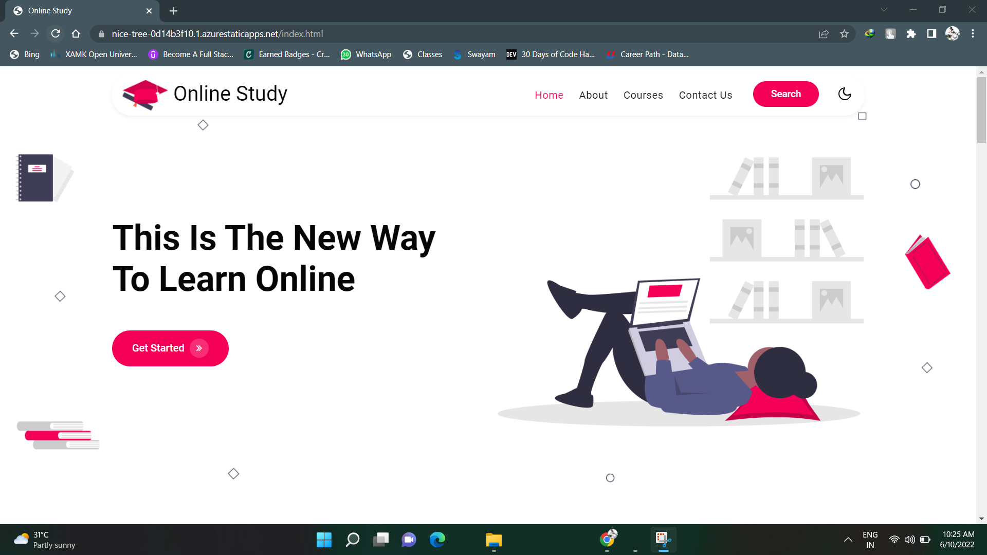 GitHub - Aman736/FinalProject: Here I created a Online Education ...