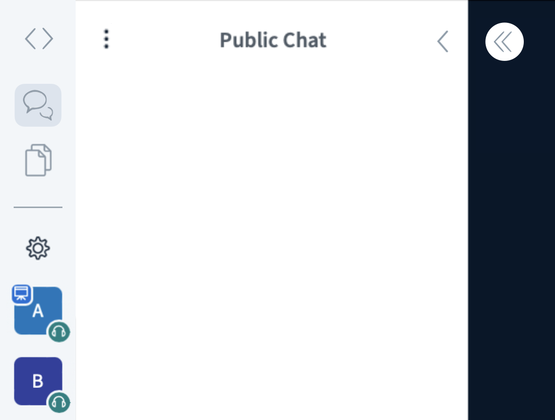 Making it possible to hide the user list panel without concomitantly hiding the chat / shared ...