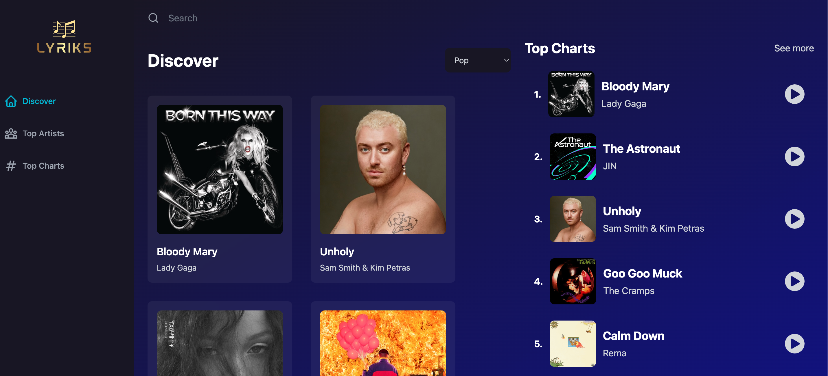 GitHub - KamilKhxn/lyriks-app