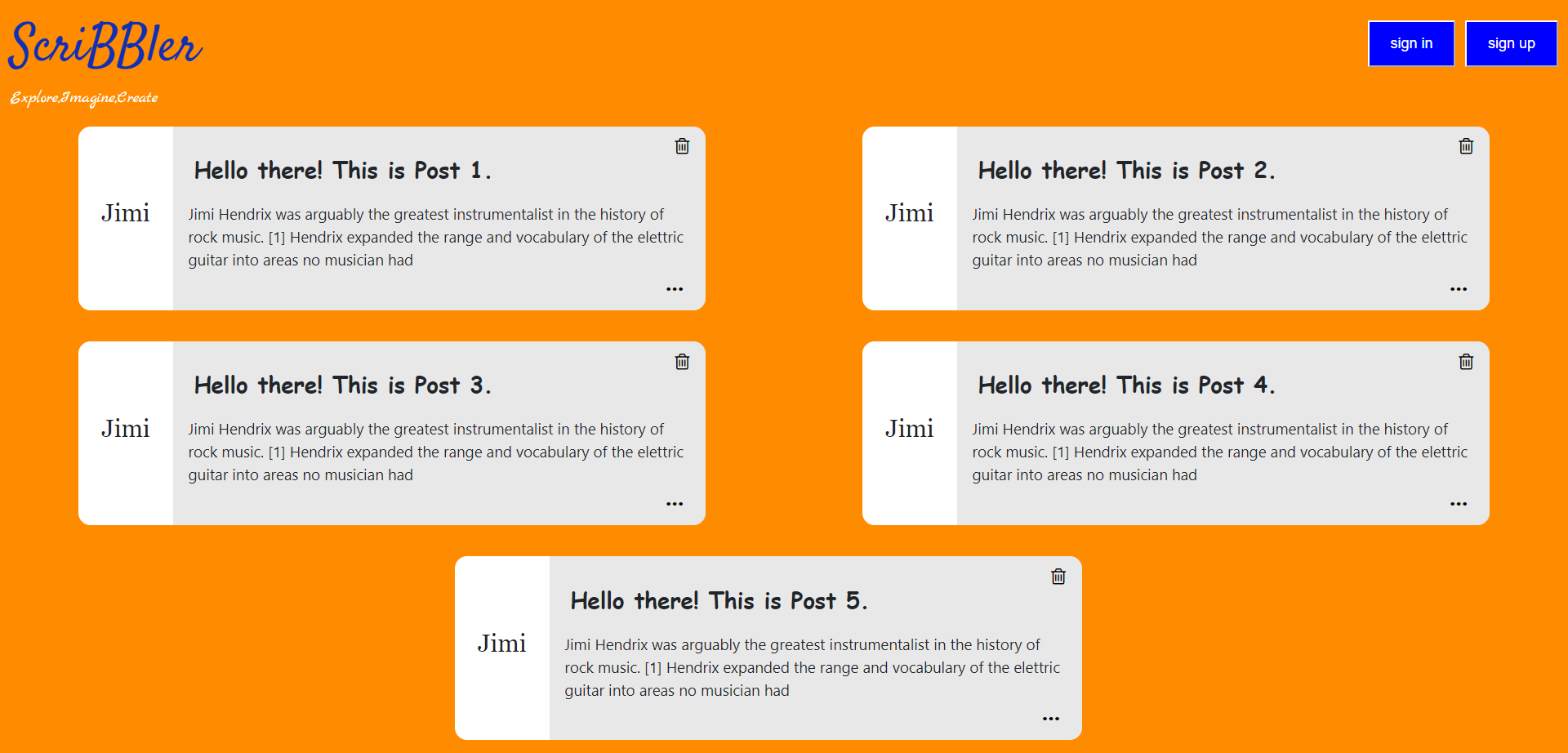 GitHub - Deepshikha2625/upgrad-scribbler-project: This is a front end blogging project which is ...