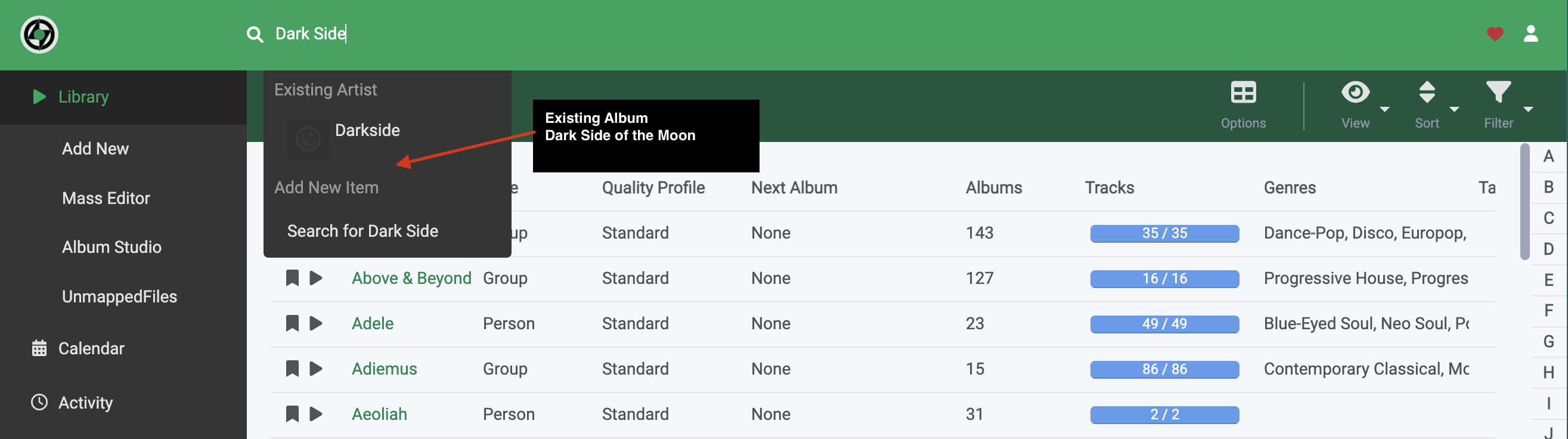Add albums to search library feature · Issue #3448 · Lidarr/Lidarr · GitHub