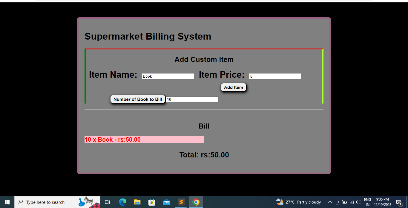 GitHub - Gaurav1287/SuperMarket-Billing-System: Buy Goods And Bill Created