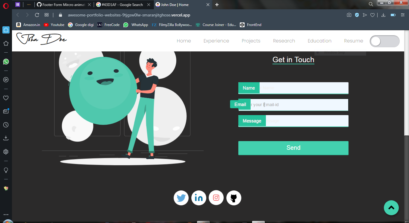 Footer Form Mircro animation · Issue #804 · smaranjitghose/awesome ...