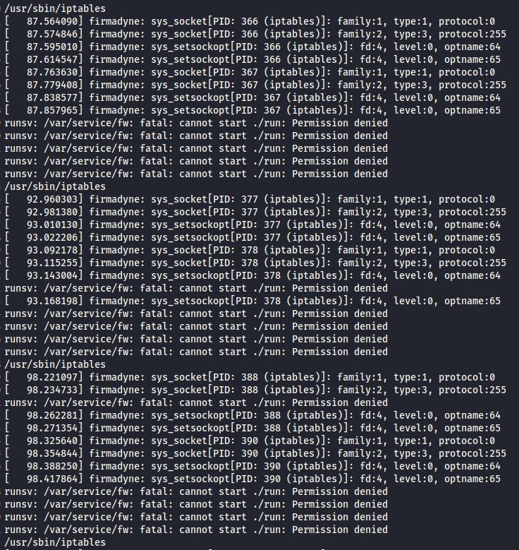 System Mode Emulation stuck in infinite loop (Axis firmware) · Issue #370 · e-m-b-a/emba · GitHub