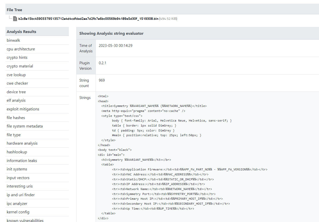 String analysis for a firmware file · Issue #1052 · fkie-cad/FACT_core · GitHub