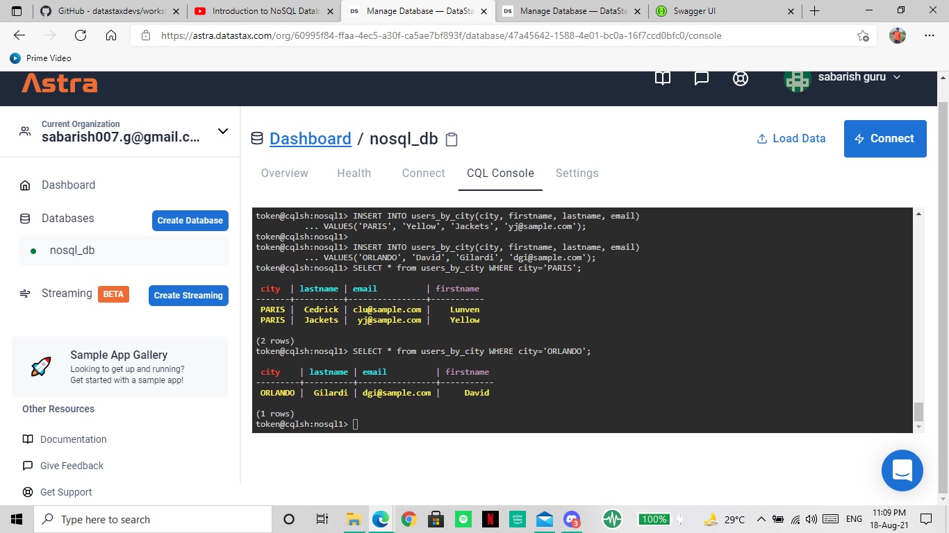 [HW] Sabarish Guru G · Issue #498 · datastaxdevs/workshop-introduction-to-nosql · GitHub