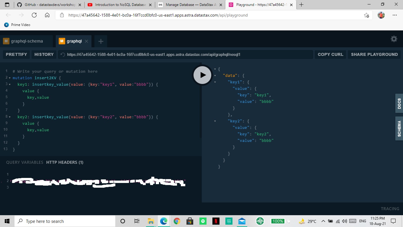 [hw] Sabarish Guru G · Issue 498 · Datastaxdevs Workshop Introduction To Nosql · Github