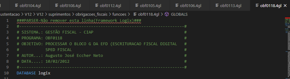 Erro compilação fonte 4gl (LOGIX) · Issue #540 · totvs/tds-vscode · GitHub