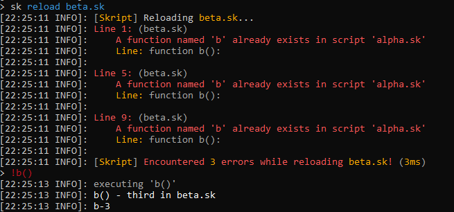 Duplicate Function Parsing Issue · Issue #5167 · SkriptLang/Skript · GitHub