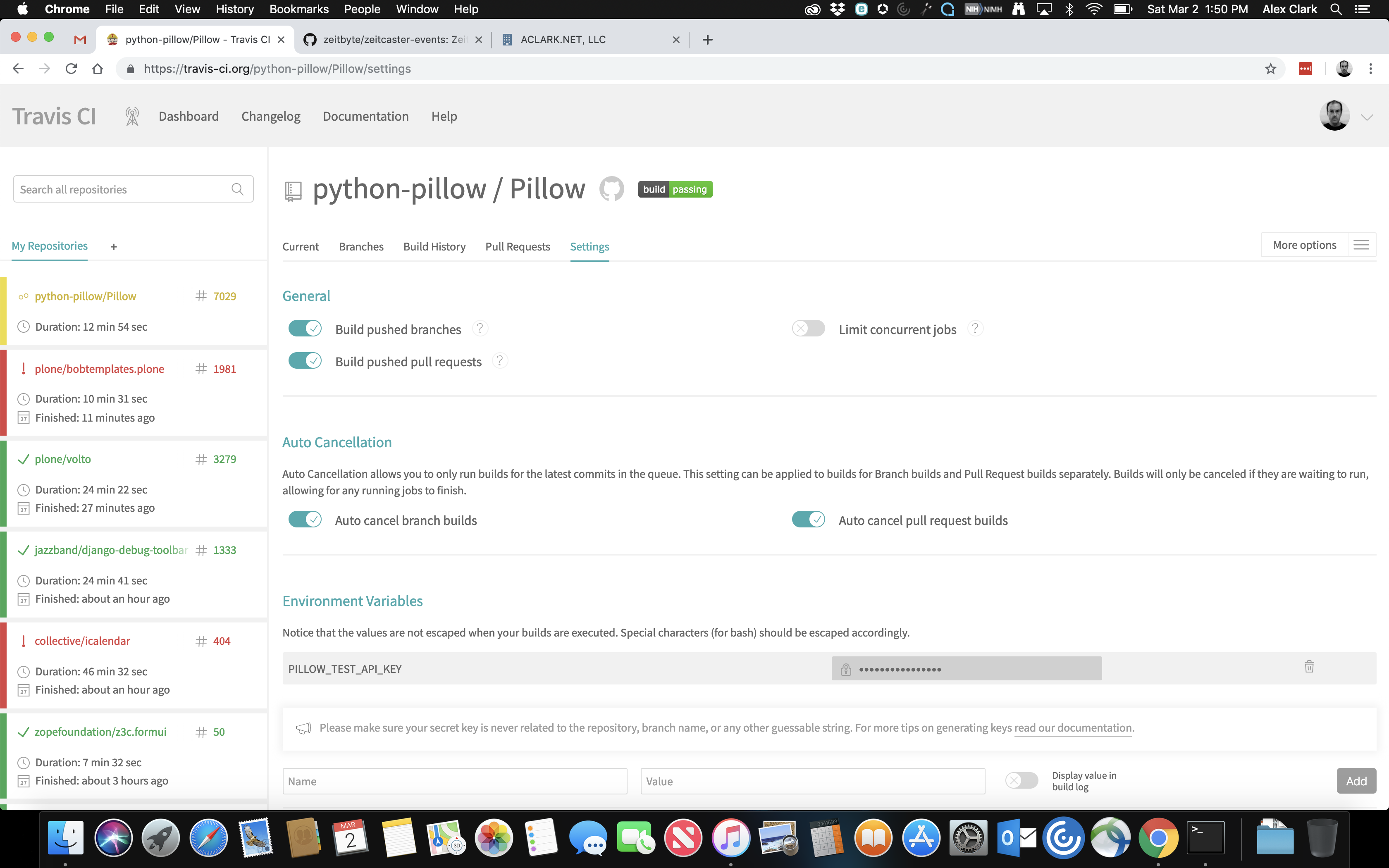 Double builds on Travis CI · Issue #3681 · python-pillow/Pillow · GitHub