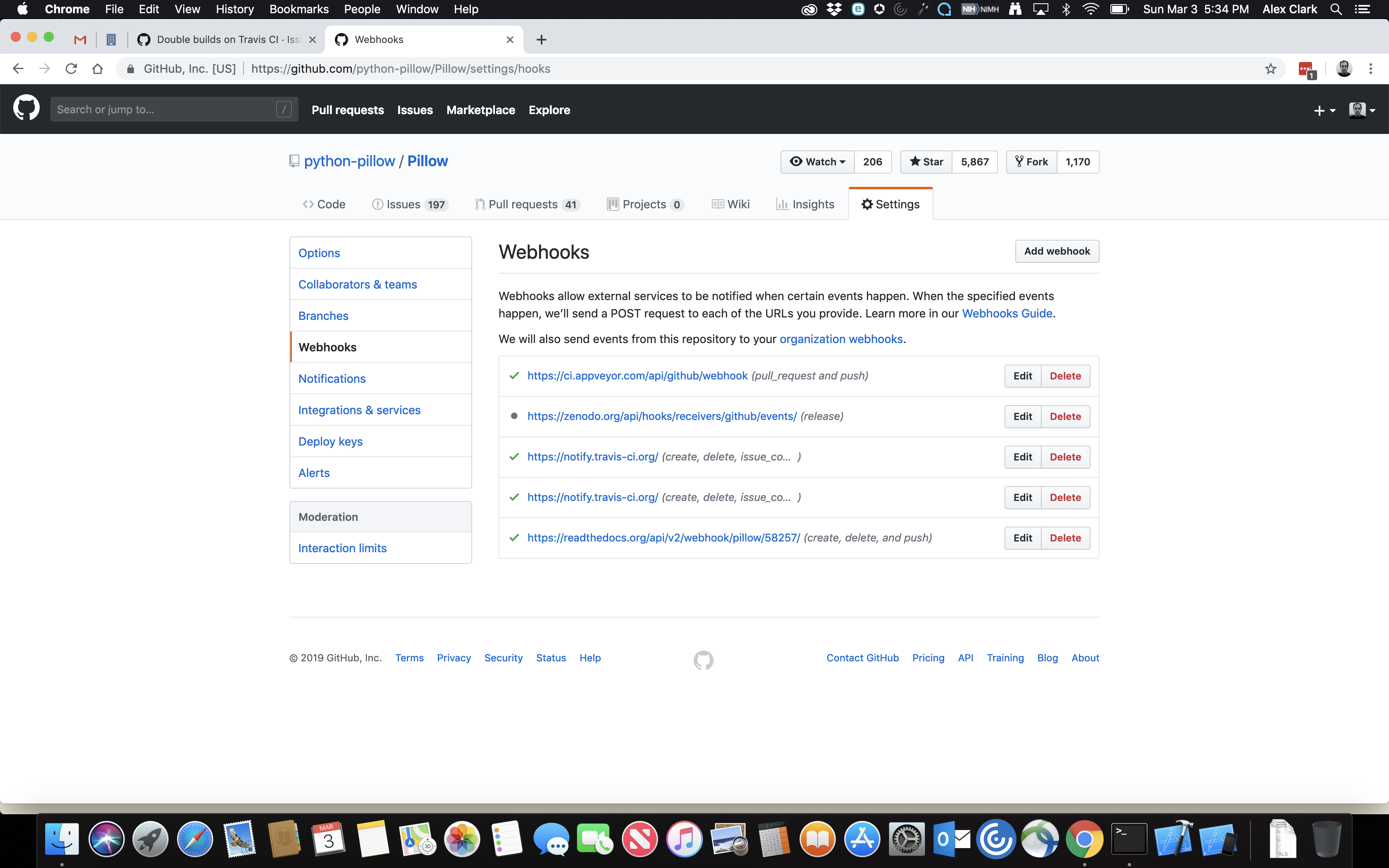 Double builds on Travis CI · Issue #3681 · python-pillow/Pillow · GitHub