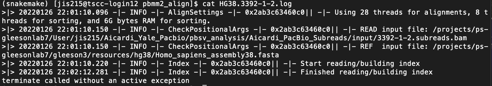 Subread Bam File Failed to Align Using pbmm2 · Issue #863 · lh3/minimap2 · GitHub