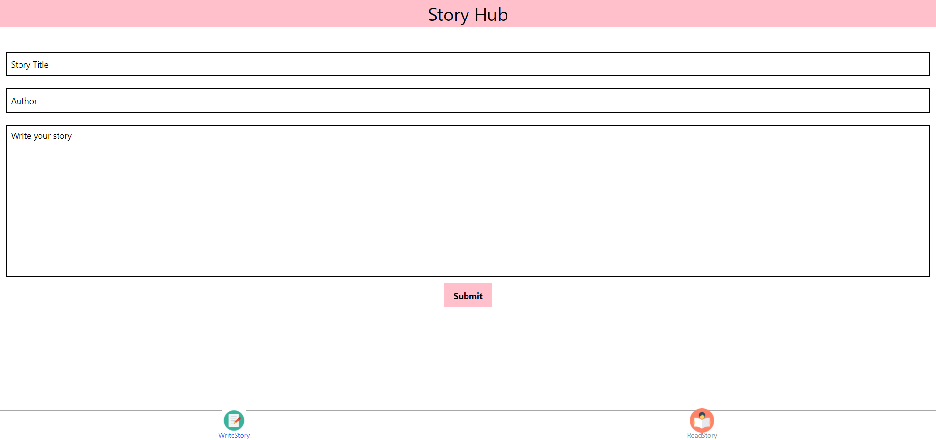 GitHub - Hailey-beep/Story-Hub: Project 70