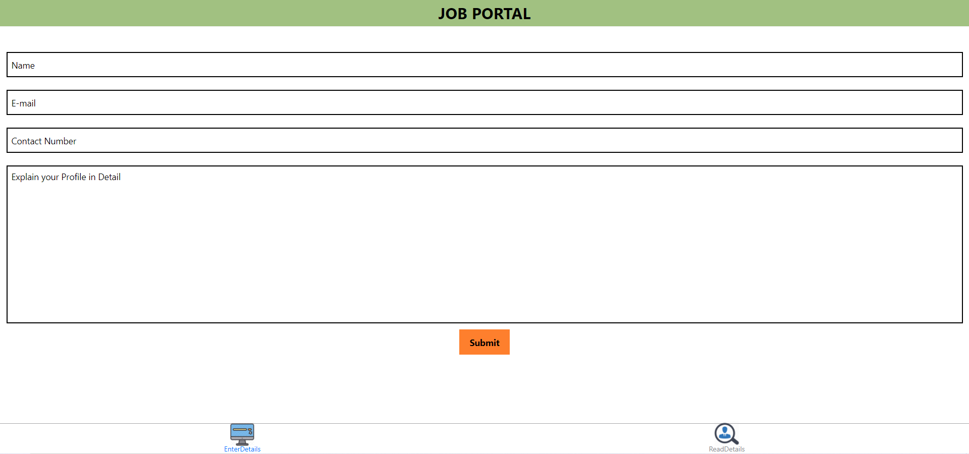 GitHub - Hailey-beep/Job-Portal-App: Project 72