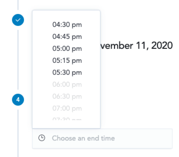 [EuiDatePicker] Unable to see difference between selected/disabled times when using ...