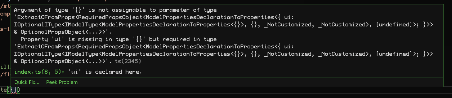Using types.optional(Model, {}) with typescript will throw an error · Issue #1208 · mobxjs/mobx ...