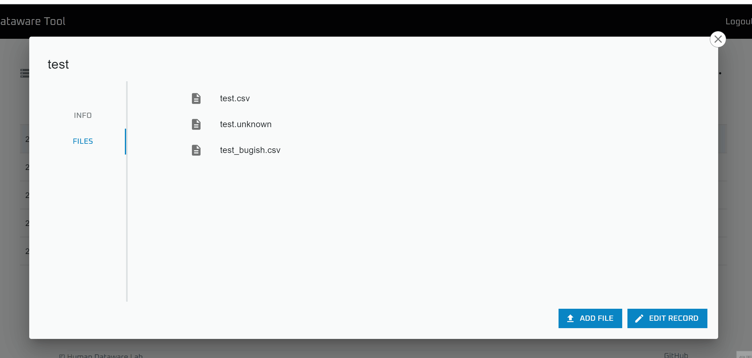 Data Browser Error Does Not Occur When Same Name File Is Uploaded · Issue 62 · Dataware Tools