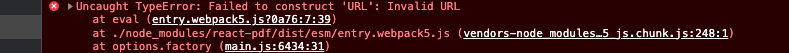 "Failed to construct 'URL': Invalid URL" when using Webpack 5 · Issue #1150 · wojtekmaj/react ...