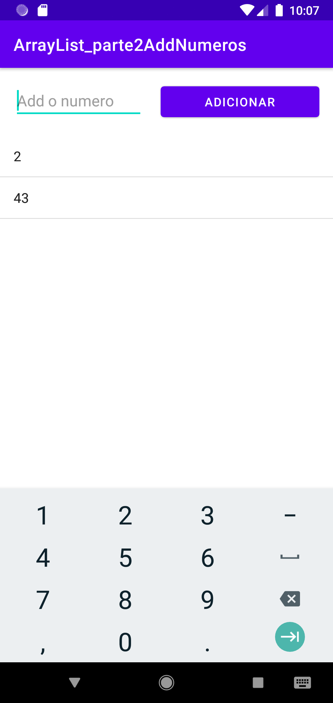 GitHub - brunobordindev/arrayList_parte2AddNumeros