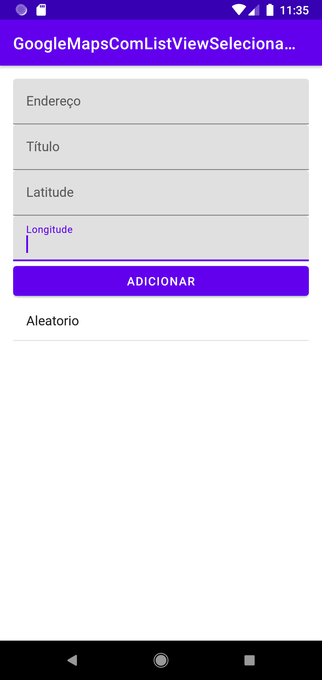 GitHub - brunobordindev/googleMapsComListViewSelecionandoLocal